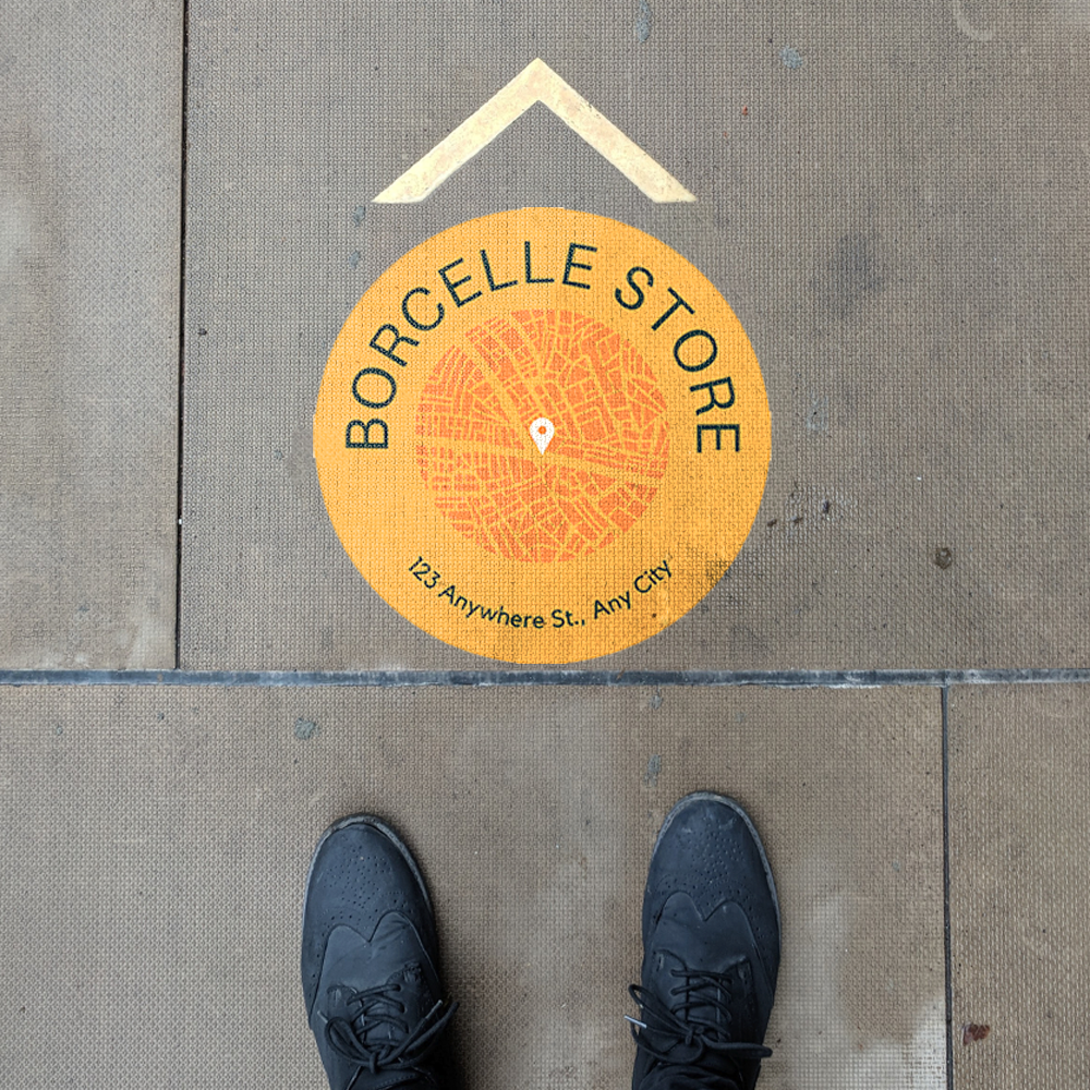 Stickers de sol extérieur - Print Impact